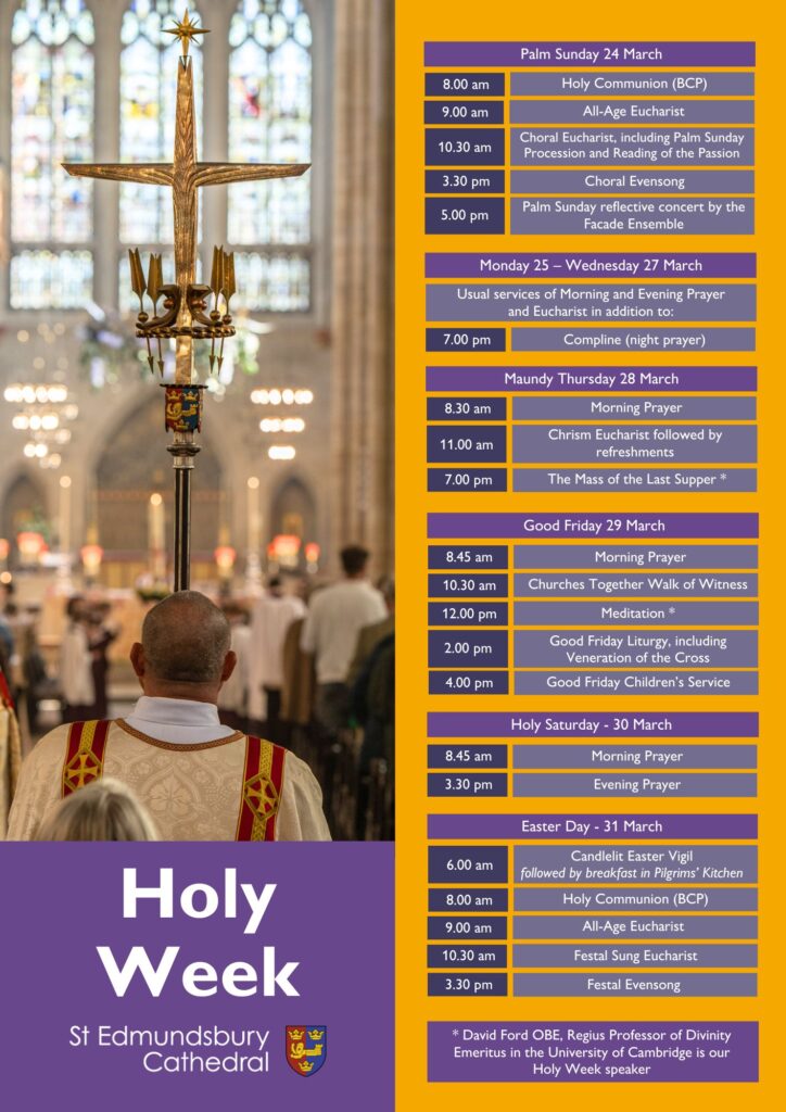 Holy Week 2024 | St Edmundsbury Cathedral